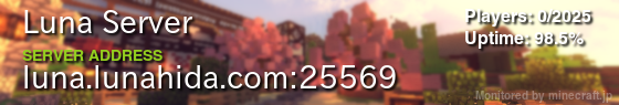 Luna Server | Japan Minecraft Servers